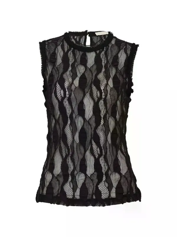 Ulla Johnson Lace Ruffled Top