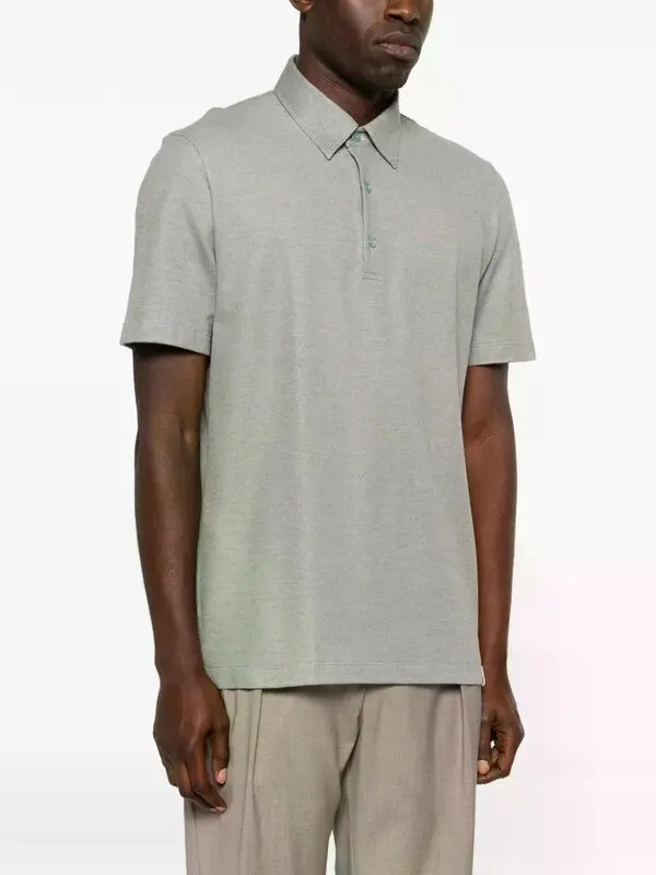 Brioni Button Polo Shirt