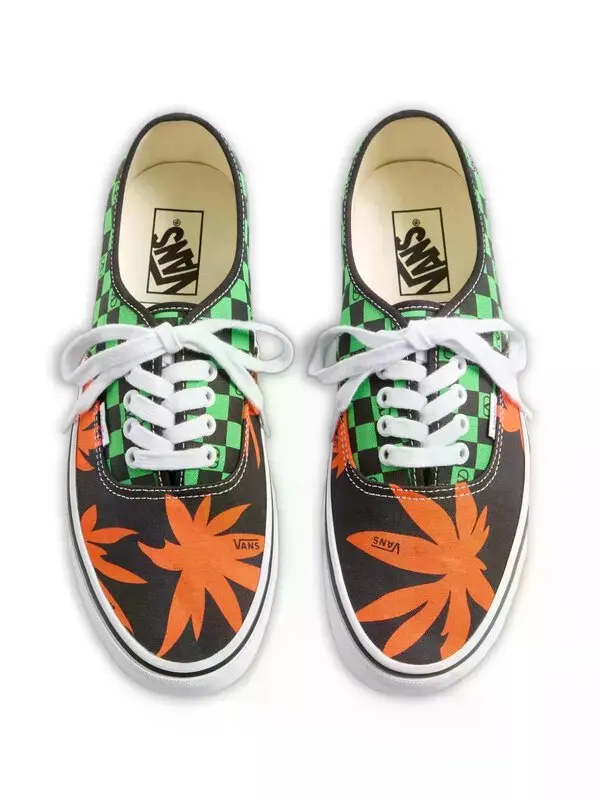 VANS X Valentino Garavani Checkerboard Print Sneakers - Black