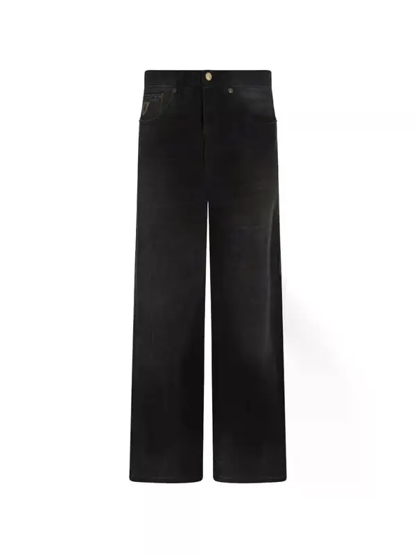 LOIS Logo-detail Straight Leg Jeans