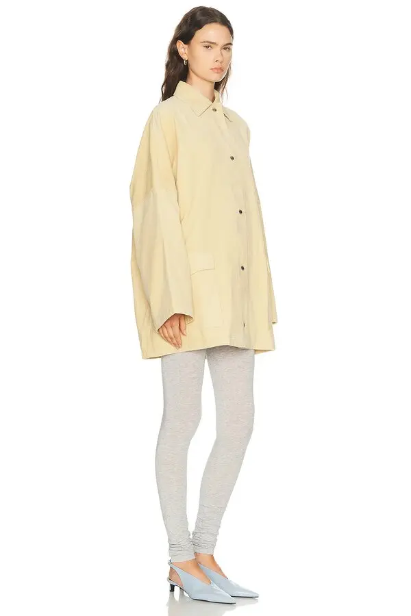 TOTEME Cord Overshirt Jacket - Beige