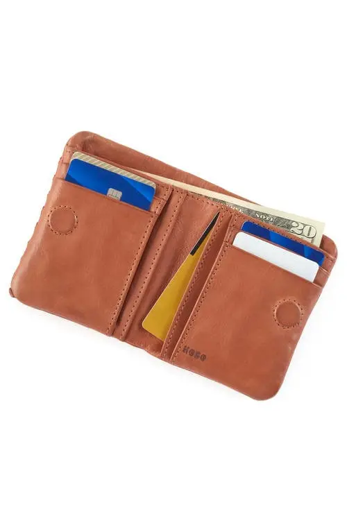 Hobo Mini Lumen Leather Bifold Wallet