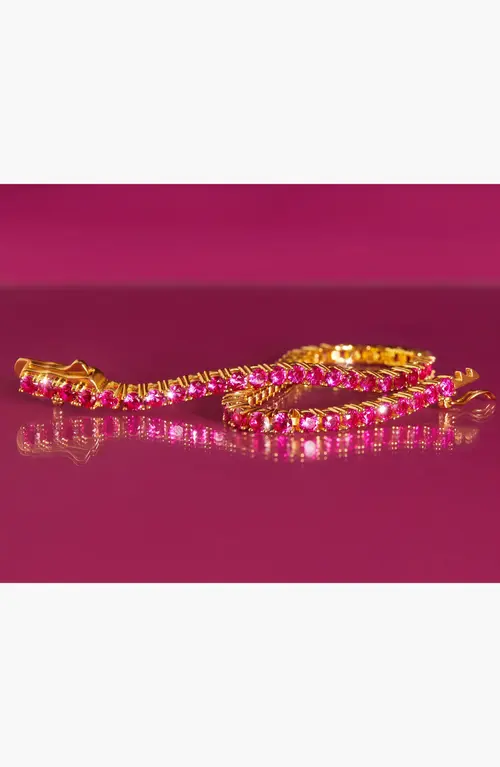 AURATE 6ct Ruby Tennis Bracelet