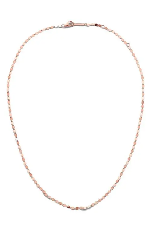 Lana Jewelry 14k Gold Petite Nude Choker Necklace - Rose Gold