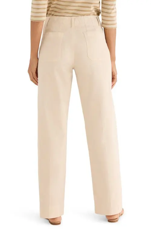 NIC+ZOE Stretch Cotton Twill Straight Leg Pants