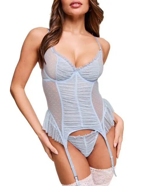 ADORE ME Nayley Unlined Scoop Bustier - Medium Blue