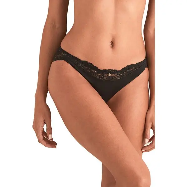 ADORE ME Taissa Tanga Panties - Black