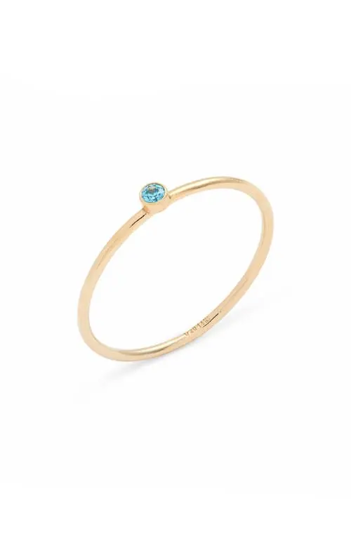 NASHELLE Birthstone-inspired Ring - December Gold