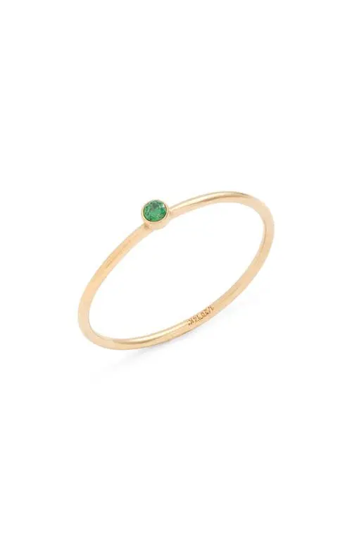 NASHELLE Birthstone-inspired Ring - May Gold