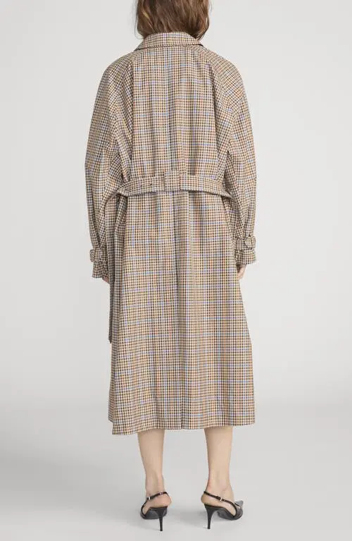 FRAME The Plaid Belted Coat