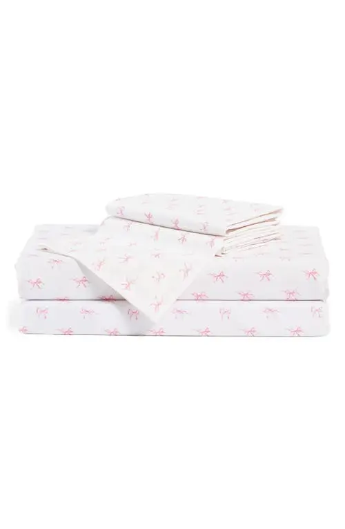PETITE PLUME Cotton Sheet Set - White
