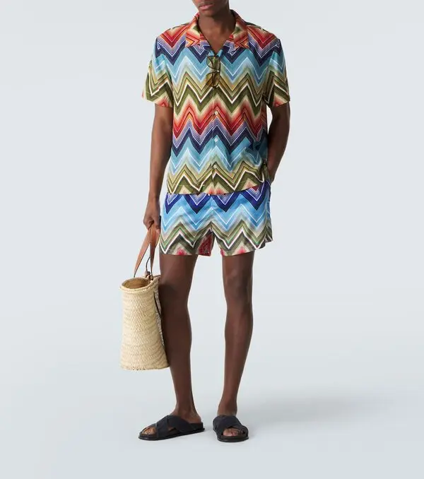 Missoni Zigzag Bowling Shirt - Multicoloured