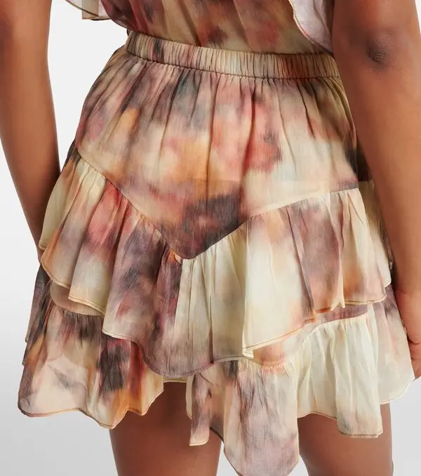 MARANT ETOILE Jocadia Printed Cotton Skort - Multicoloured