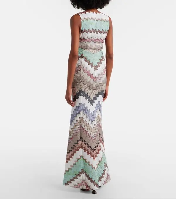 Missoni Zigzag Lamé Maxi Dress