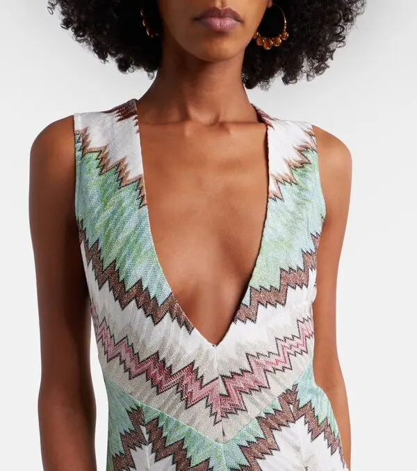 Missoni Zigzag Lamé Maxi Dress