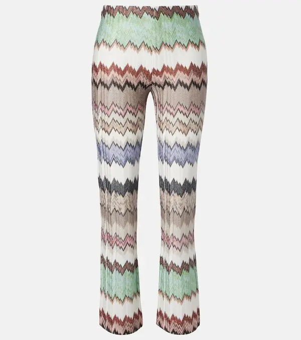 Missoni Zigzag Lame Cropped Pants