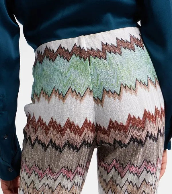 Missoni Zigzag Lame Cropped Pants