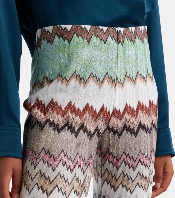 Missoni Zigzag Lame Cropped Pants