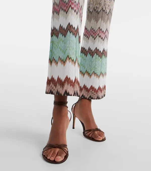 Missoni Zigzag Lame Cropped Pants
