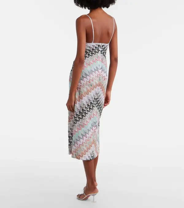 Missoni Zigzag Lamé Midi Dress