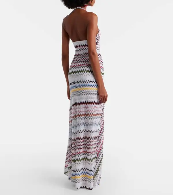 Missoni Zigzag Knitted Maxi Dress