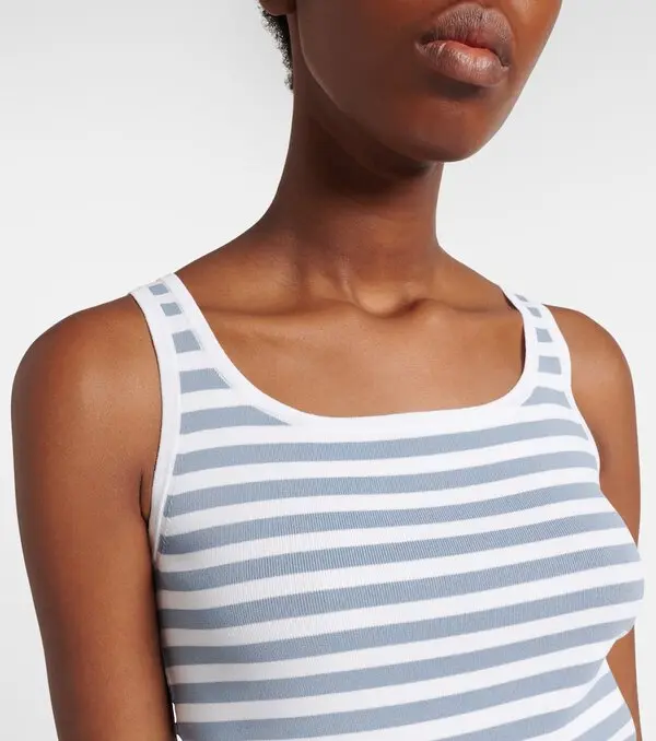 Max Mara Cippo Striped Tank Top - Blue