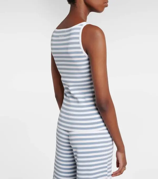 Max Mara Cippo Striped Tank Top - Blue