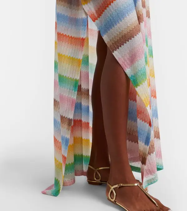 Missoni Zigzag Knitted Beach Cover-up - Multicoloured
