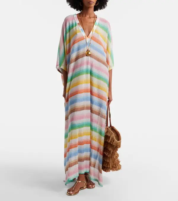 Missoni Zigzag Knitted Beach Cover-up - Multicoloured
