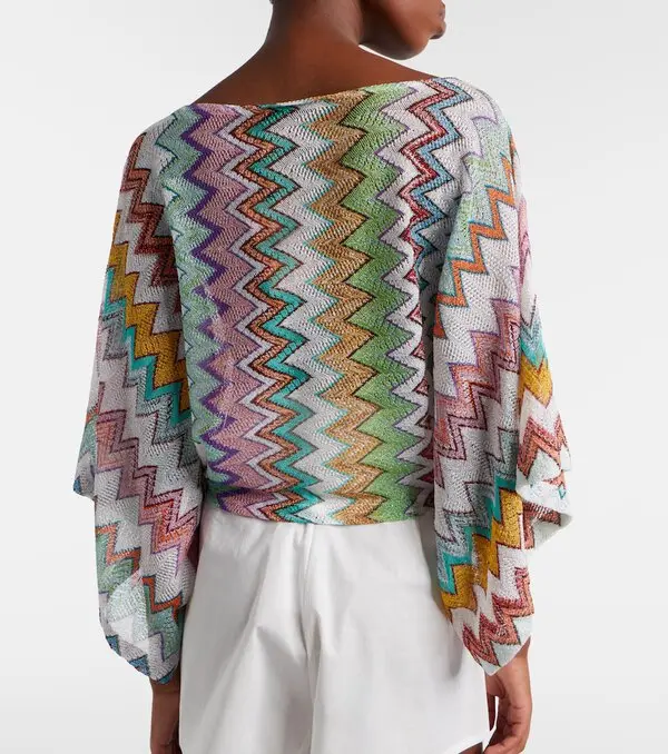 Missoni Zigzag Knitted Top