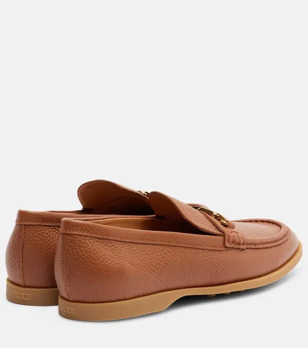 TOD'S Leather Loafers - Brown