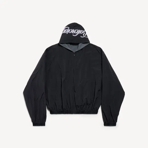 Balenciaga Cursive Reversible Tracksuit Jacket