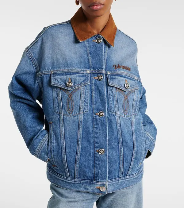 Versace Trucker Denim Jacket