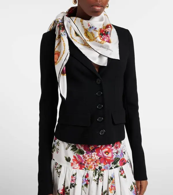 Dolce & Gabbana Dg Silk Scarf