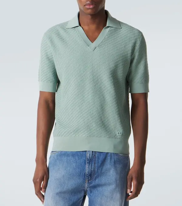 Dolce & Gabbana Cotton Polo Shirt - Green