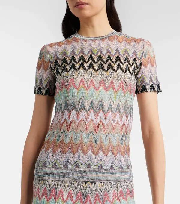 Missoni Zigzag Lamé T-shirt
