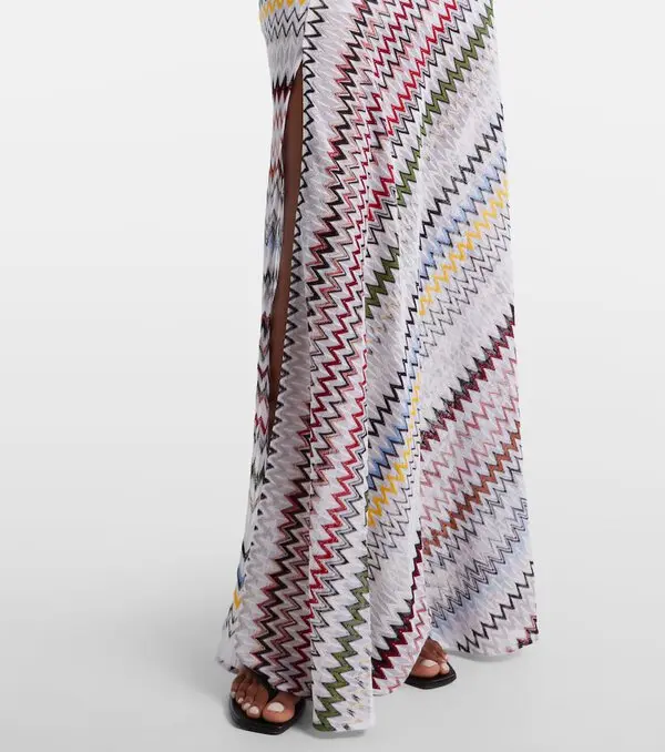 Missoni Zigzag Knitted Maxi Dress