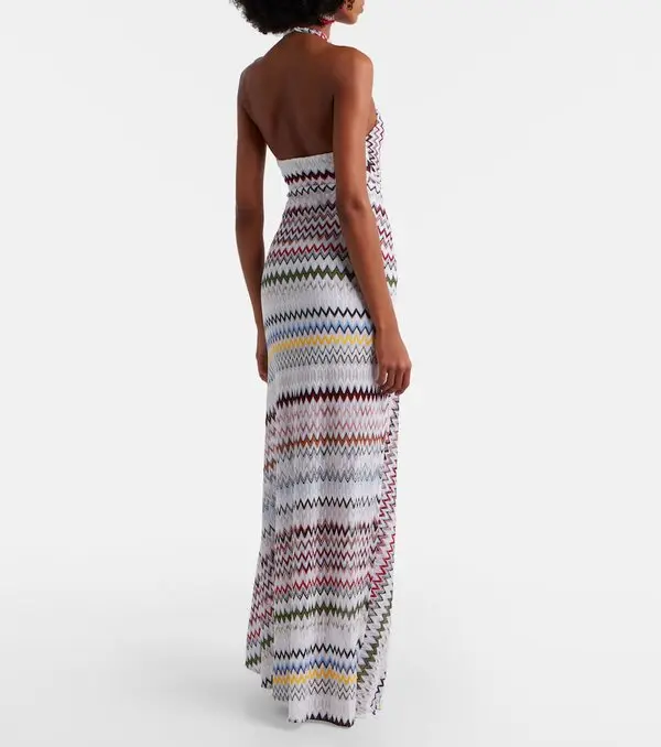 Missoni Zigzag Knitted Maxi Dress