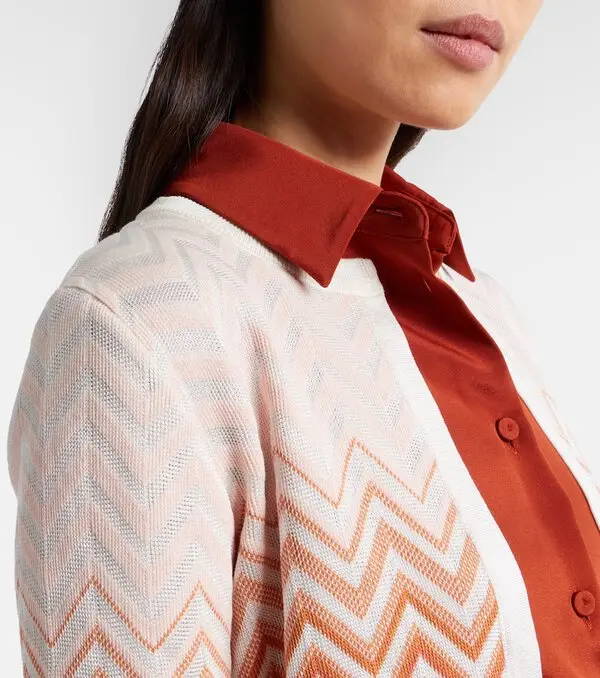 Missoni Zigzag Cotton-blend Cardigan - Multicoloured