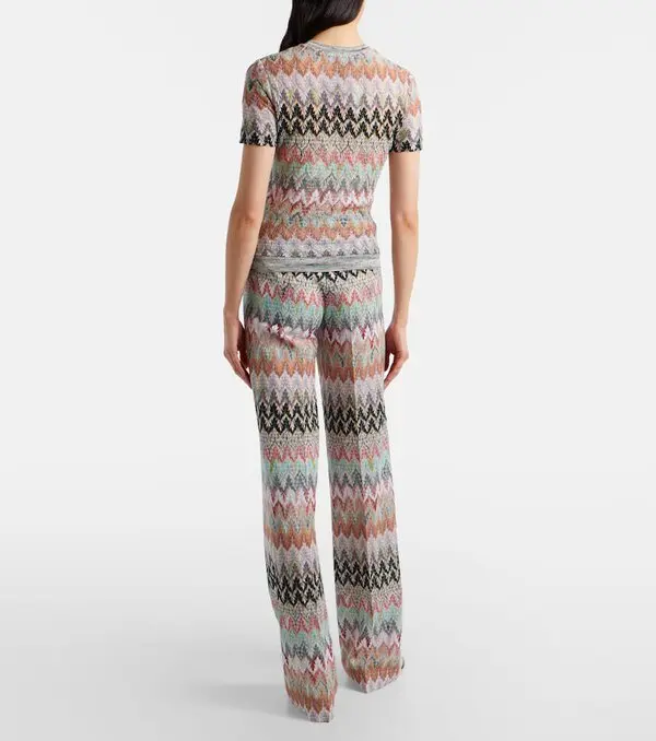 Missoni Zigzag Lamé Straight Pants