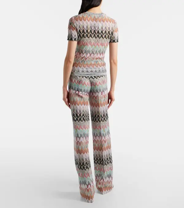 Missoni Zigzag Lamé Straight Pants