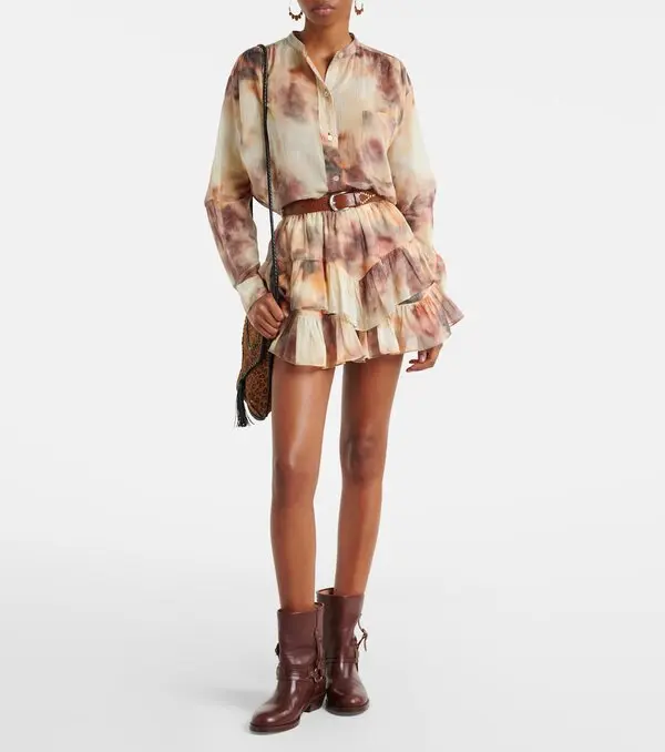 MARANT ETOILE Mexika Printed Cotton Shirt
