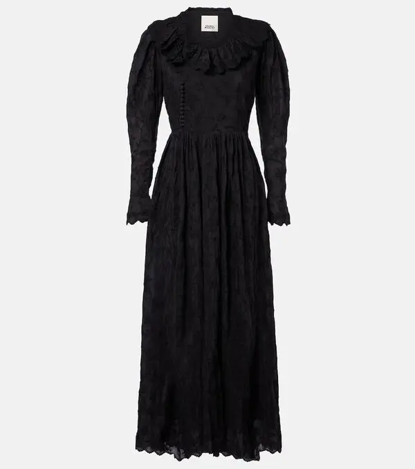 Isabel Marant Étoile Zoen Floral Maxi Dress - Black