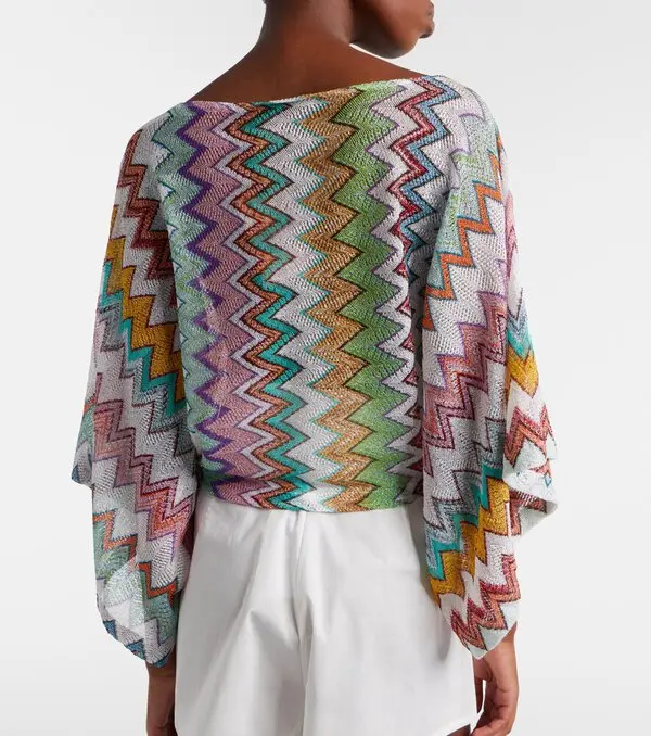 Missoni Zigzag Knitted Top - Multicoloured