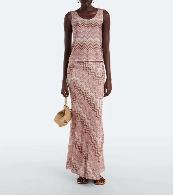 Missoni Zigzag Knitted Top - Multicoloured