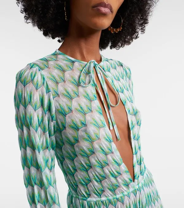 Missoni Open-knit Cutout Maxi Dress