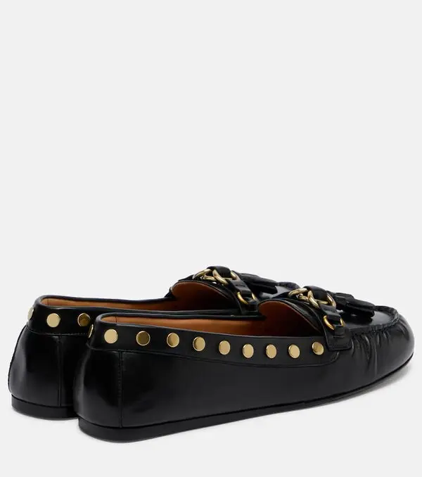 Isabel Marant Faxel Studded Leather Loafers