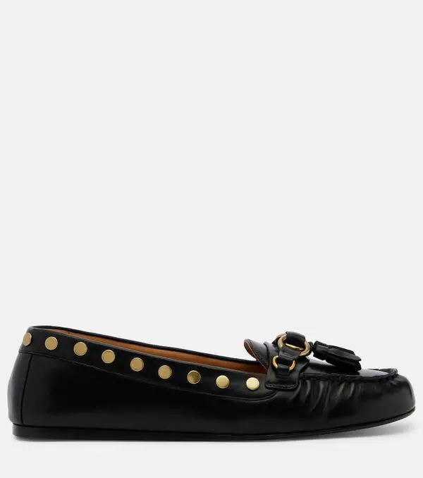 Isabel Marant Faxel Studded Leather Loafers