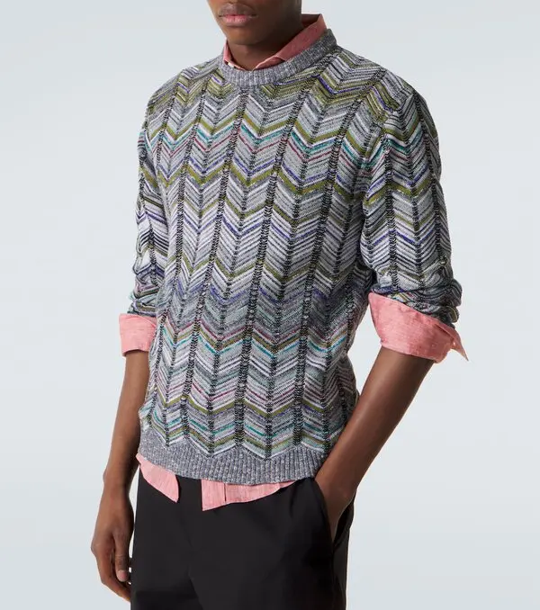 Missoni Zigzag Cotton Sweater - Multicoloured