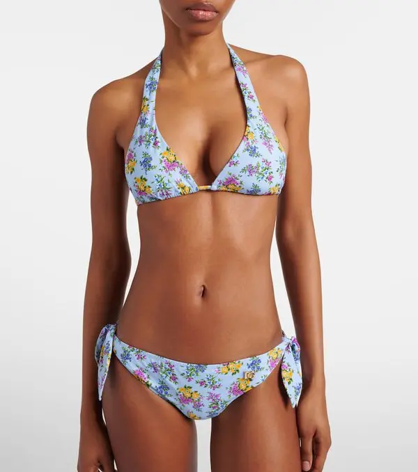 Dolce & Gabbana Floral Two-piece Bikini Set